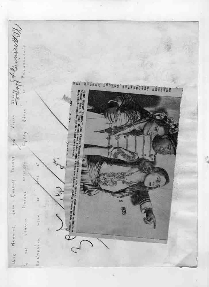 o39563 1939 orig photo musician opera singer John Charles Thomas, Hope ...