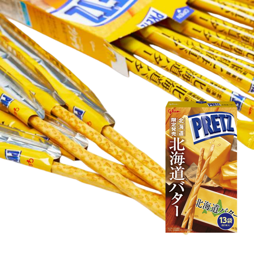 Ezaki Glico Limited Hokkaido Butter Giant PRETZ 13 bag×2 F/S From Japan Hokkaido | eBay