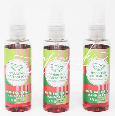 Bath & Body Works Sparkling Watermelon Spray Hand Sanitizer Anti ...