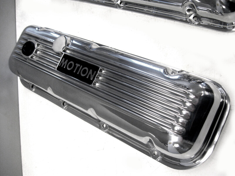 1965-73 CHEVY BALDWIN MOTION EMBOSSED VALVE COVERS PAIR RARE BIG BLOCK ...