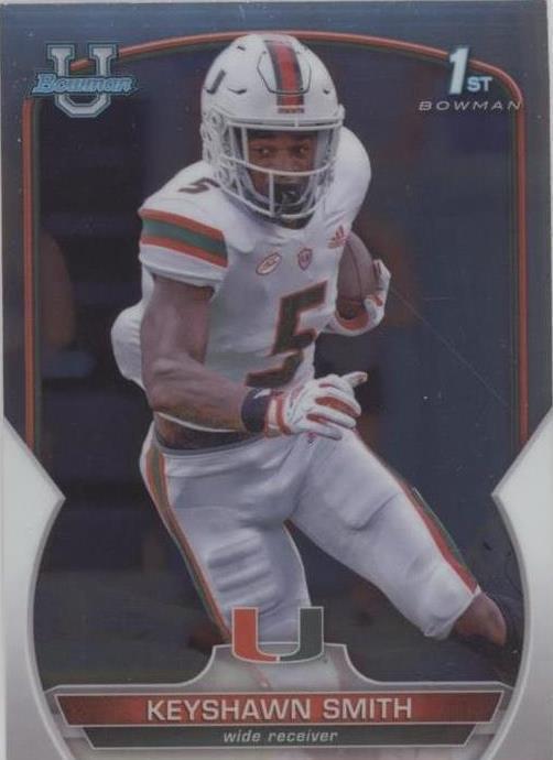 2022 Bowman University Chrome - Keyshawn Smith #55 (RC) for sale online ...