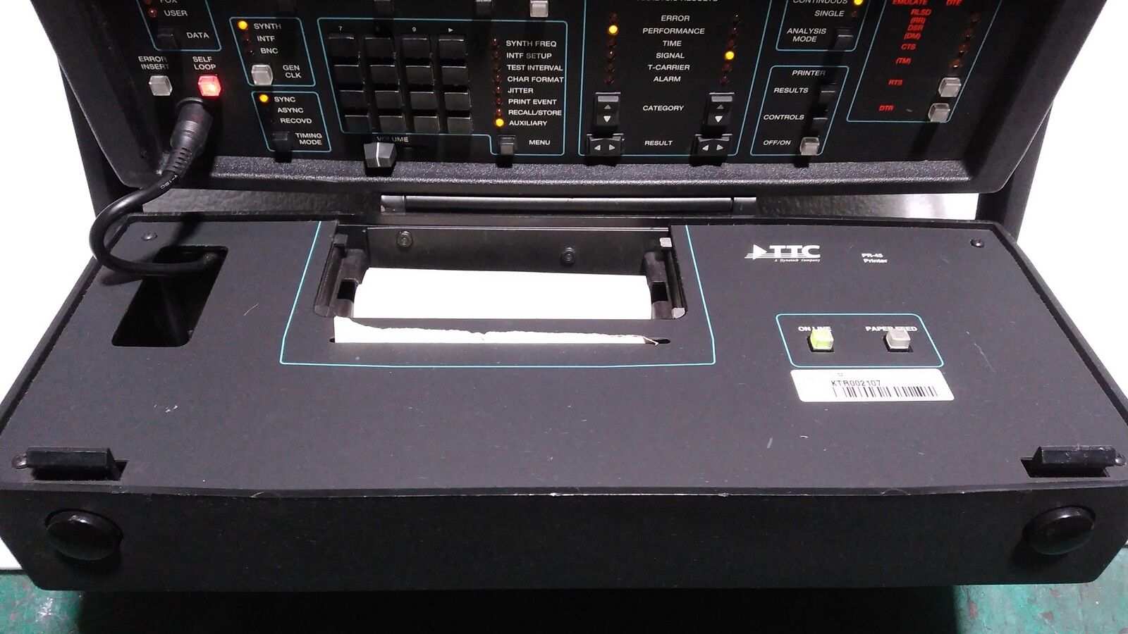 [Used] TTC / FIREBERD 6000A, PR-45 / Communications Analyzer, w/Printer ...