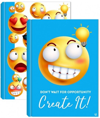Single Notebook Emoji A4 Hardback Notebook | eBay