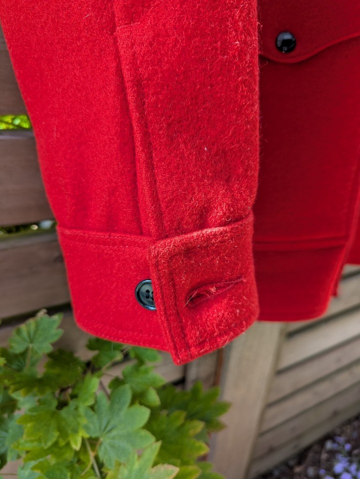 Filson Mens Vintage Red Mackinaw Cruiser Size 46 Lot 110 | eBay