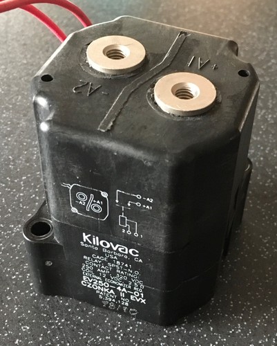 Kilovac Contactor / Relay 250A. EV250-4A-01. Unused. Base mounting. 12V ...