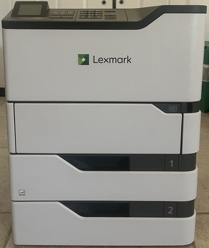 Lexmark MS823dn Monochrome Laser Printer - Dual Tray - 65 ppm 1200 DPI ...