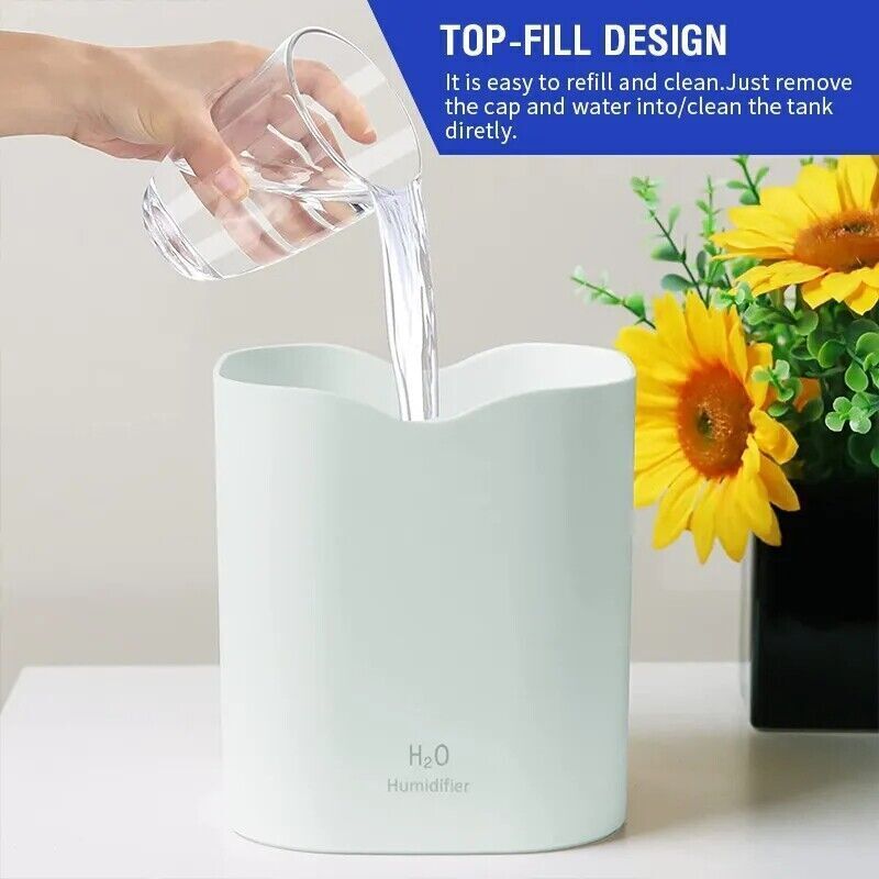 Oil Diffuser Air Humidifiers Cool Mist Humidifier for Bedroom Large ...