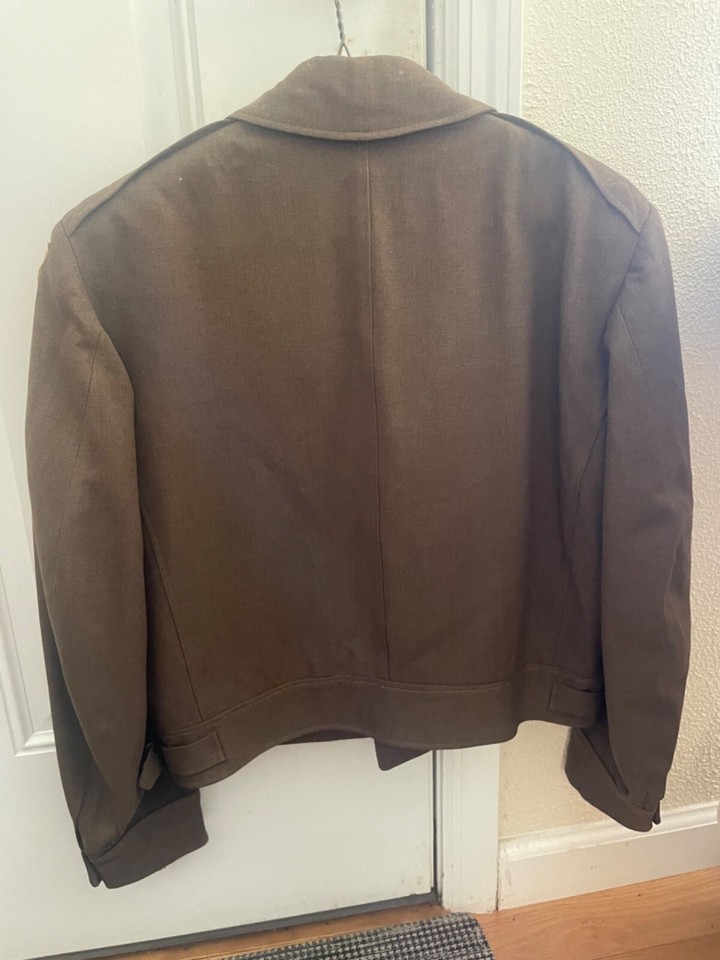 Vintage WW2 Era Army Officer Jacket And 2 Cap | eBay