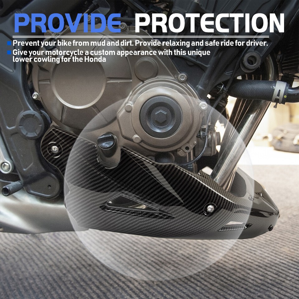 Bellypan Engine Lower Fairing Body Frame Cover For Honda CB 650 R F FE ...