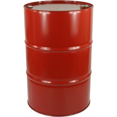 Spundfass/Metallfass/Stahlfass/Ölfass 200 L, NEU rot/Neuware m. UN ...