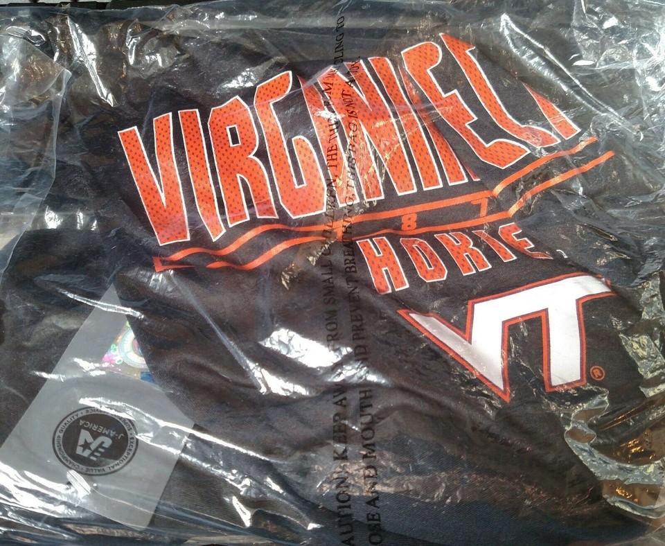 Virginia Tech Hokies NCAA Boys School Slogan Long Sleeve Callout Poly ...