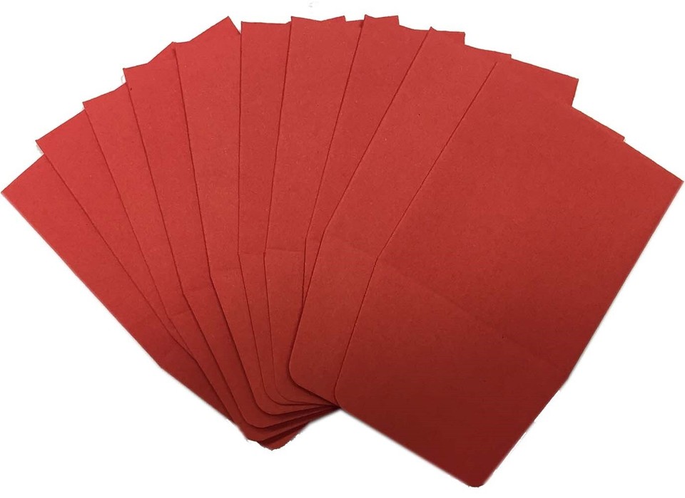 2x2 Paper Coin Envelopes Safe Storage Archival Red Bulk Box Of 500 Acid ...