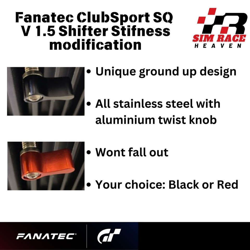 Sequential Shifter knob and METAL adapter fits Fanatec Clubsport Gear ...