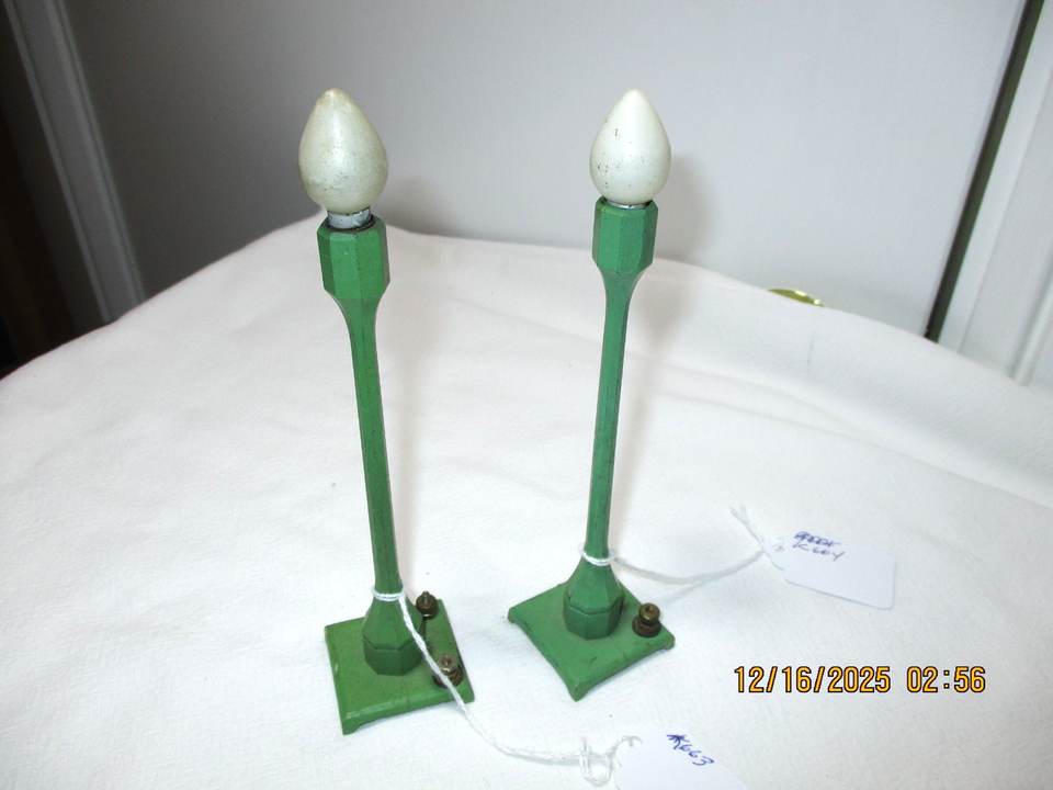VINTAGE AMERICAN FLYER/LIONEL 1930s PREWAR O SCALE LAMP POSTS | eBay