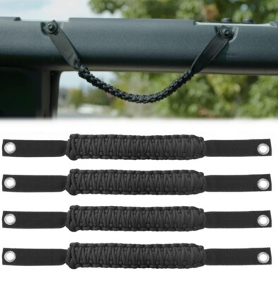 Roll Bar Grab Handles Paracord Grip Handle Car Braided Grip | eBay
