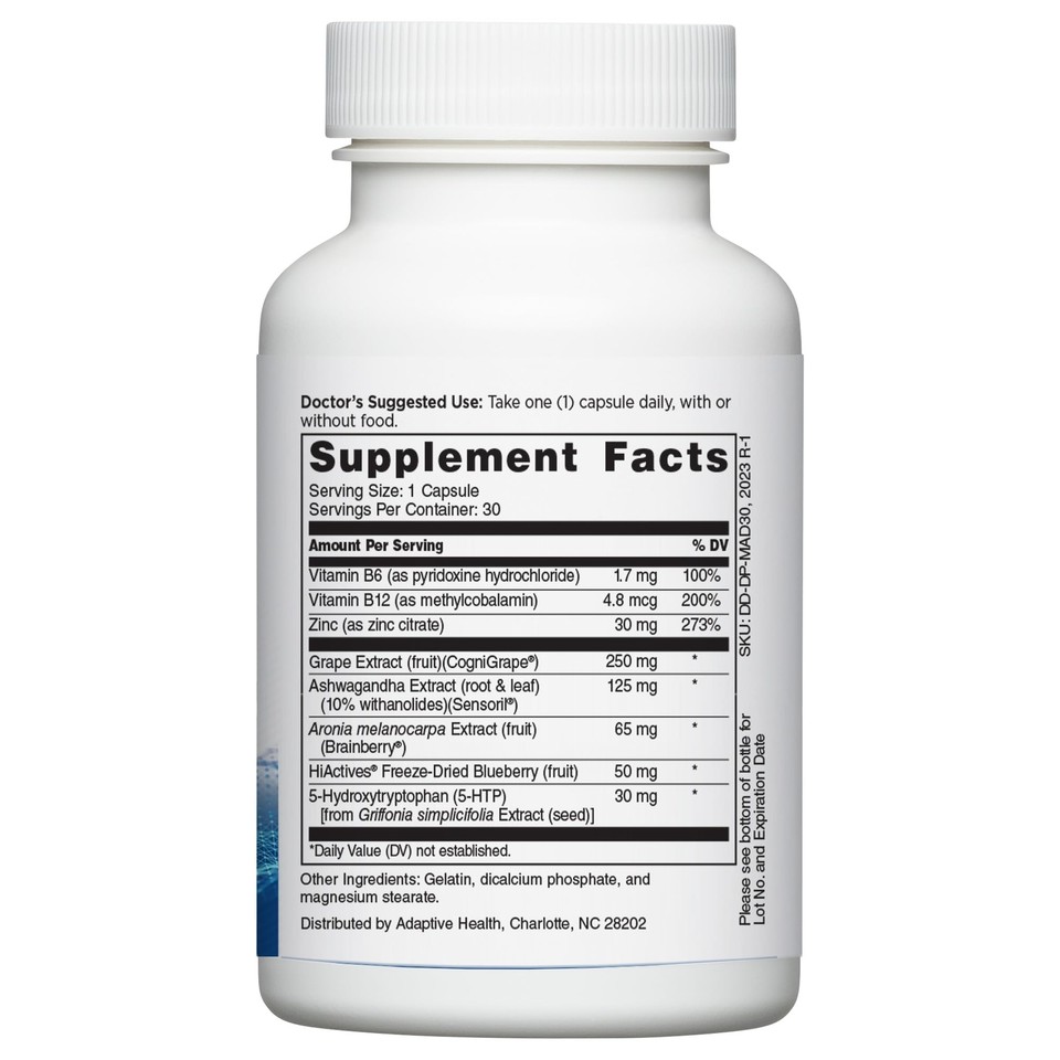 DOCTORS' PREFERRED Mindful Advantage Brain Supplement for Memory and ...