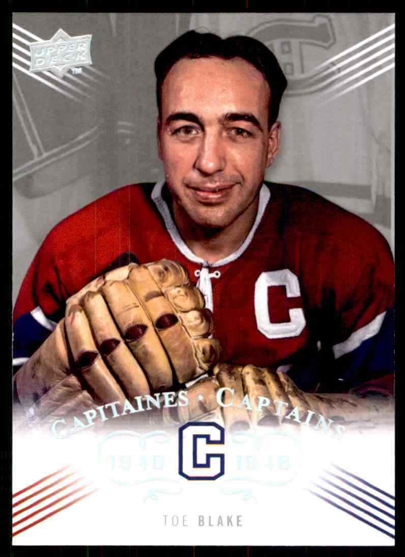 2008-09 UPPER DECK MONTREAL CANADIENS CAPTAINS TOE BLAKE #211 | eBay