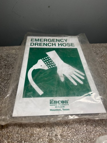 EMERGENCY DRENCH HOSE SIGN BANNER DISPLAY ECON SAFETY 01-1129-00 | eBay