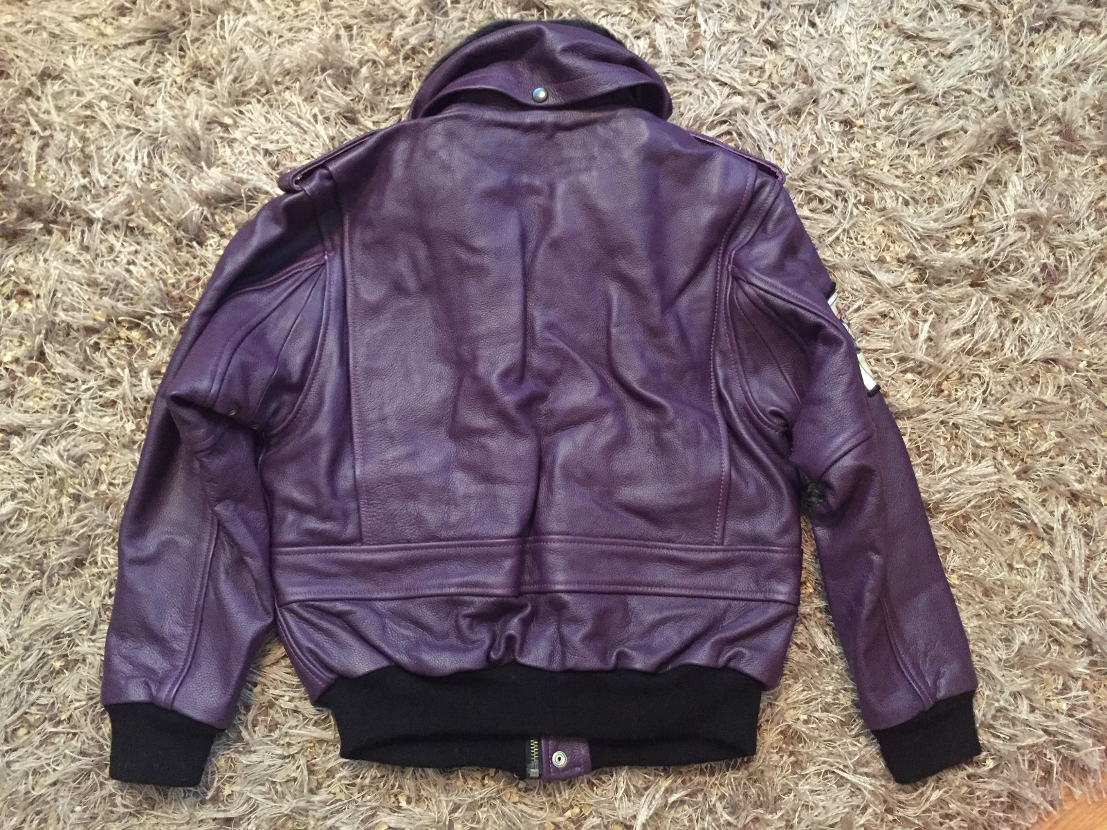 UD Replicas Joker Goon Themed Leather Bomber Jacket Size: Medium | eBay