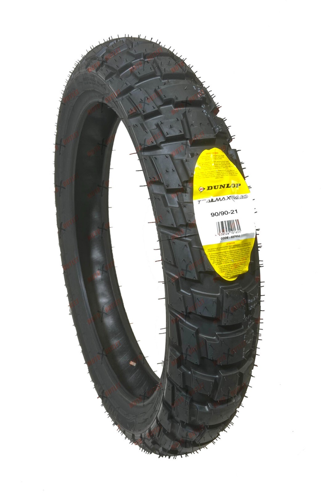 Dunlop 90/90-21 Motorcycle Tire Front Dual Sport Trailmax Raid 90/90B21 ...