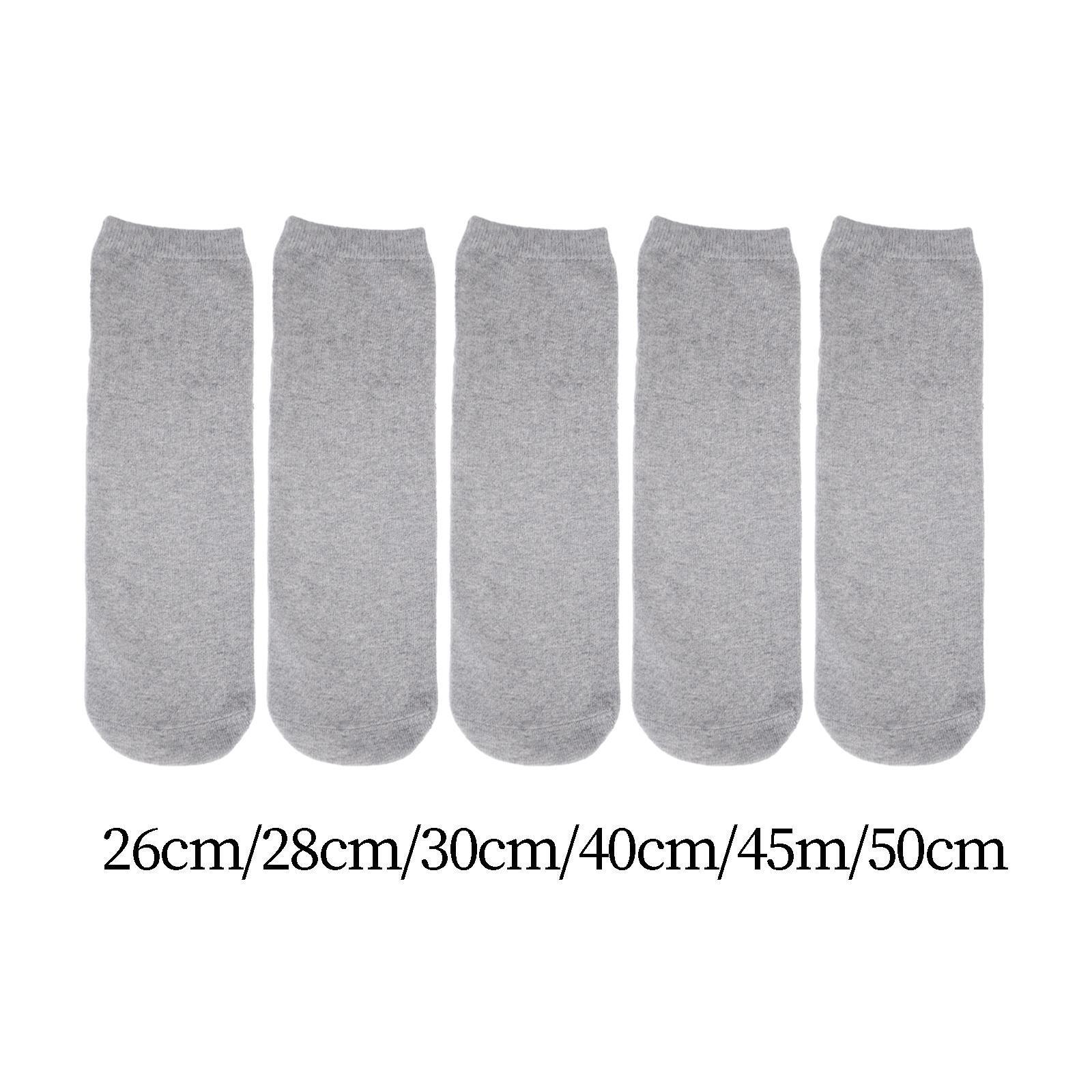 5 Pieces Stump Socks Grey Sweat Absorption Soft Leg Amputee Socks for ...
