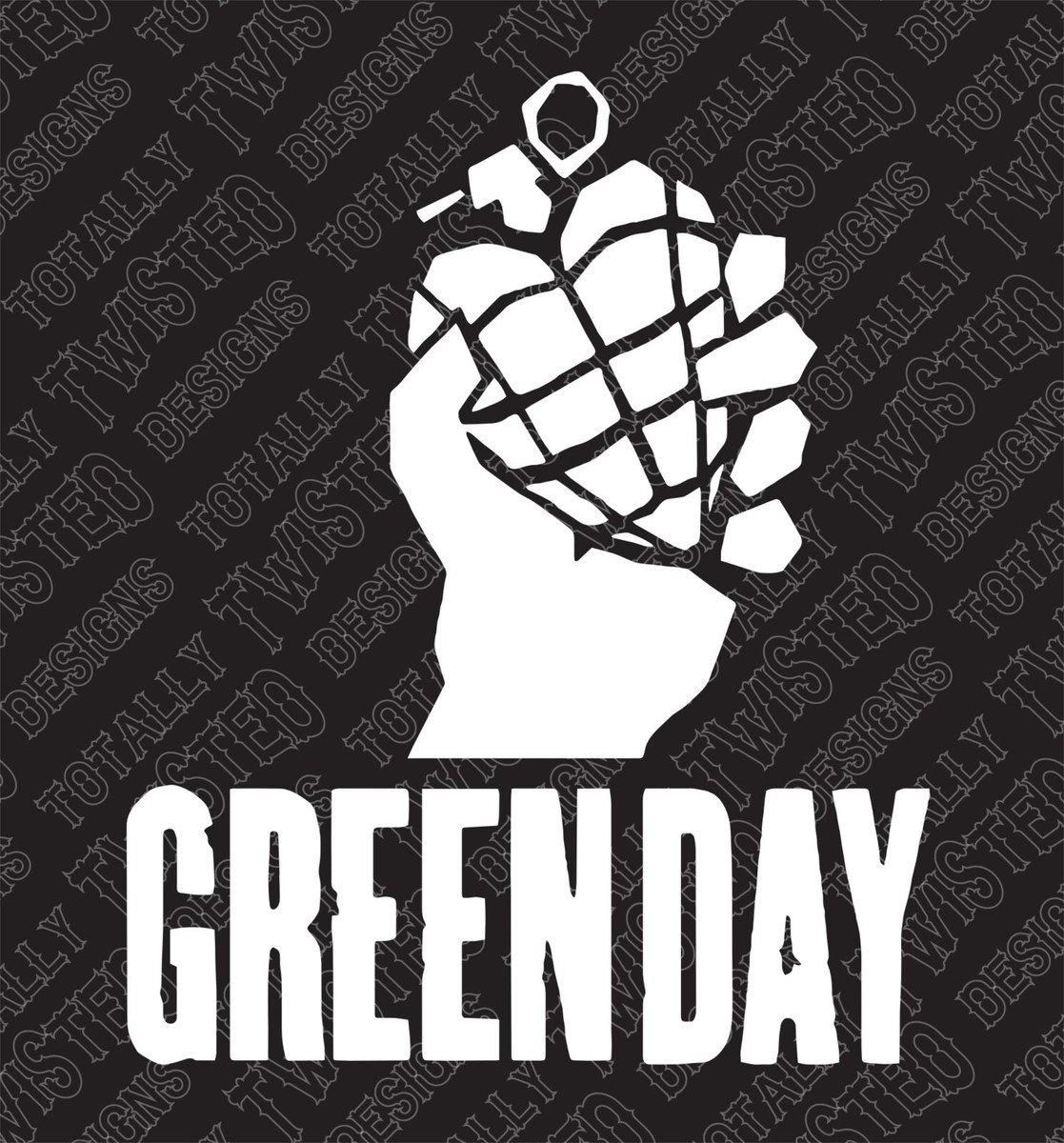 Black And White Green Day Logo
