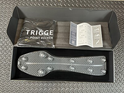 Trigger Point Rocker Back Pain Reduction and Muscle Strengthening Black ...