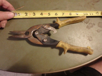 1V-vintage Blue-Point 10" straight tin snips/cutter # DAS10B | eBay