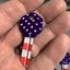 5X-PATRIOTIC STARS &TRIPES US FLAG KEYS Uncut NEW House Key Blanks ...
