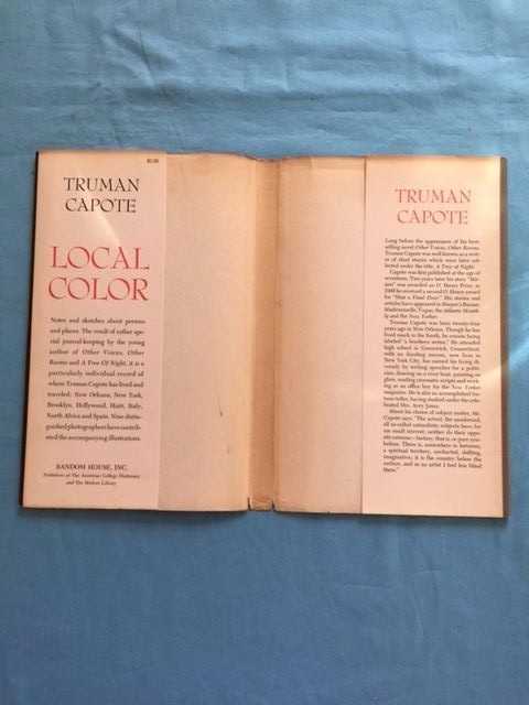 LOCAL COLOR - FIRST EDITION BY TRUMAN CAPOTE | eBay