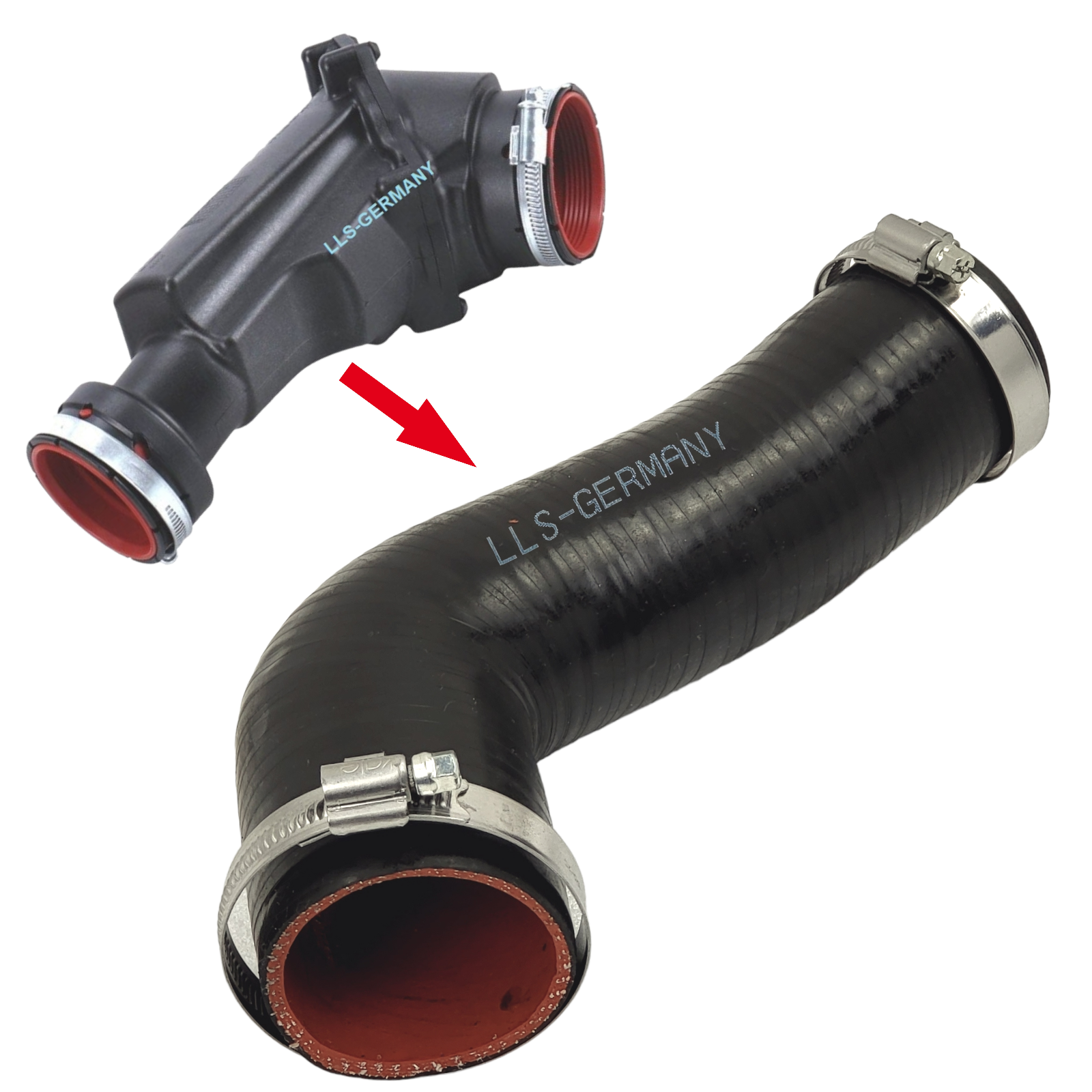 Resonator Turbo Hose for Volvo XC70 I Cross Country 2.4 D D5 AWD ...