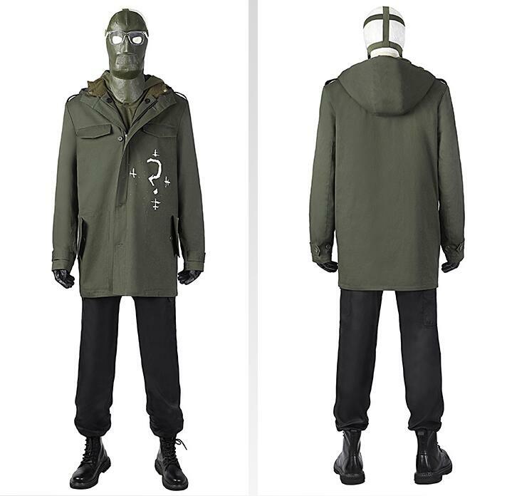 The Batman 2022 Film Edward Nygma Riddler Cosplay Costume Halloween ...