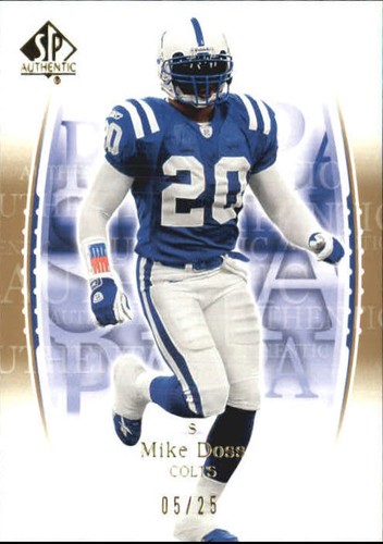 2003 SP Authentic - Gold #119 Mike Doss /25 (RC) for sale online | eBay
