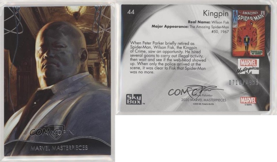 2020 Upper Deck Marvel Masterpieces Level 2 710/1499 Kingpin #44 08sv ...