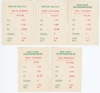 1971 Negamco Lot of 40 different (Celtics, Knicks, 76ers, Braves) Nm-Mt ...