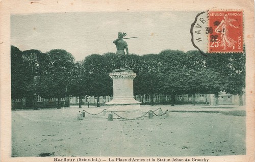 76 HARFLEUR STATUE JEHAN DE GROUCHY | eBay