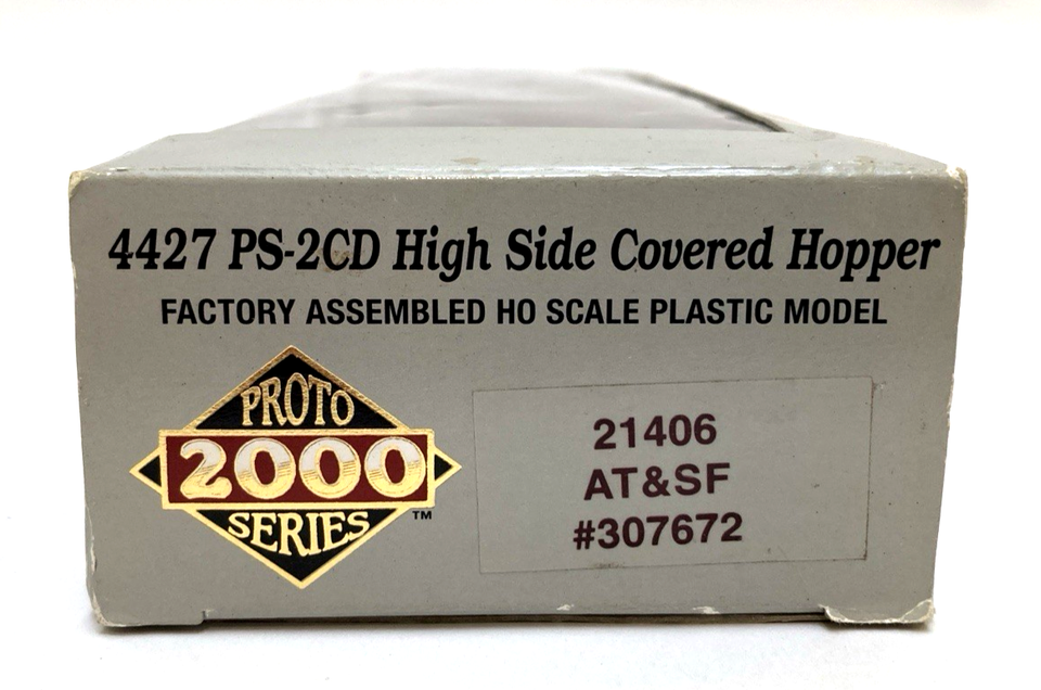 Proto 2000 21406 HO Scale 4427 PS-2CD High Side Covered Hopper AT&SF ...