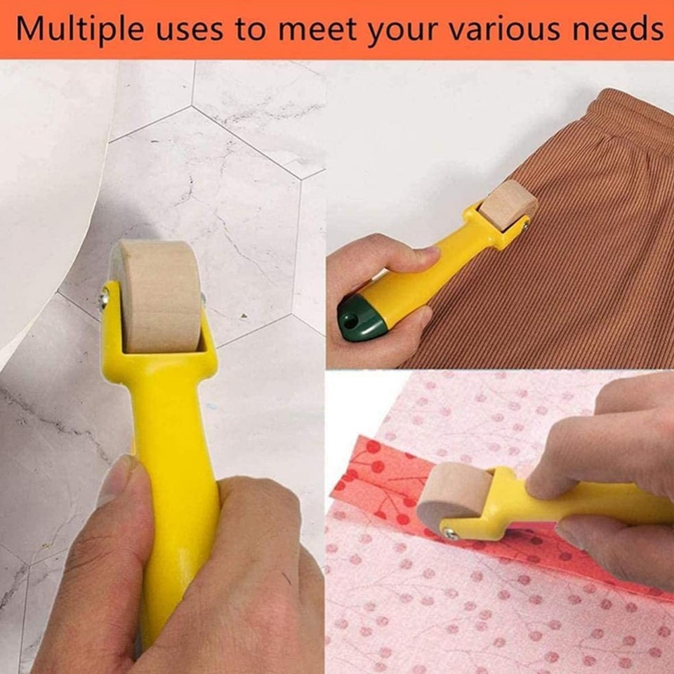 2 PCS Mini Quilting Seam Roller Sewing Seam Roller for Print Ink ...