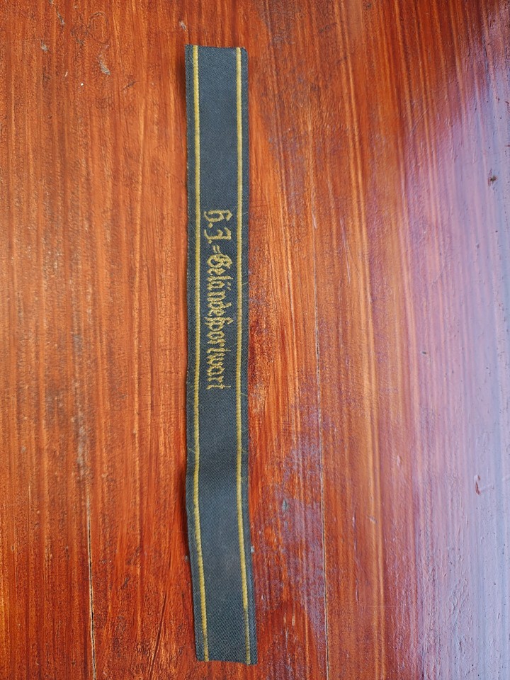 WW2 GERMAN CUFF TITLE BEVO | eBay