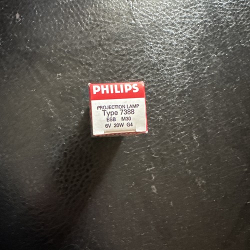 PHILIPS PROJECTION LAMP 7388 ESB M30 6V20W G4 6V 20W bulb halogen light ...