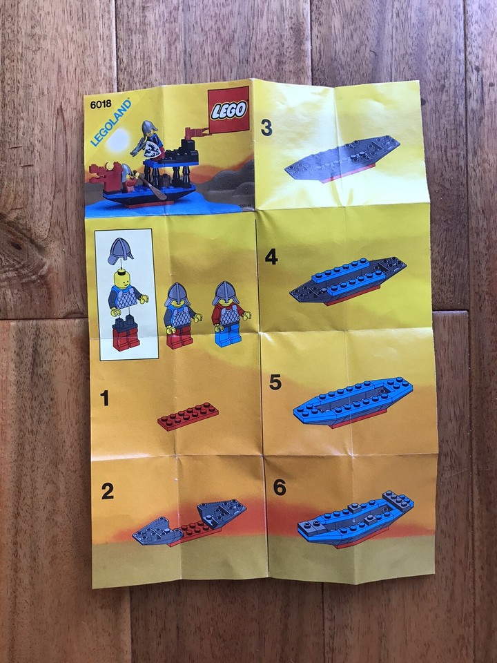 LEGO Castle 6018 - Battle Dragon 100% Original Complete w/ Instructions ...