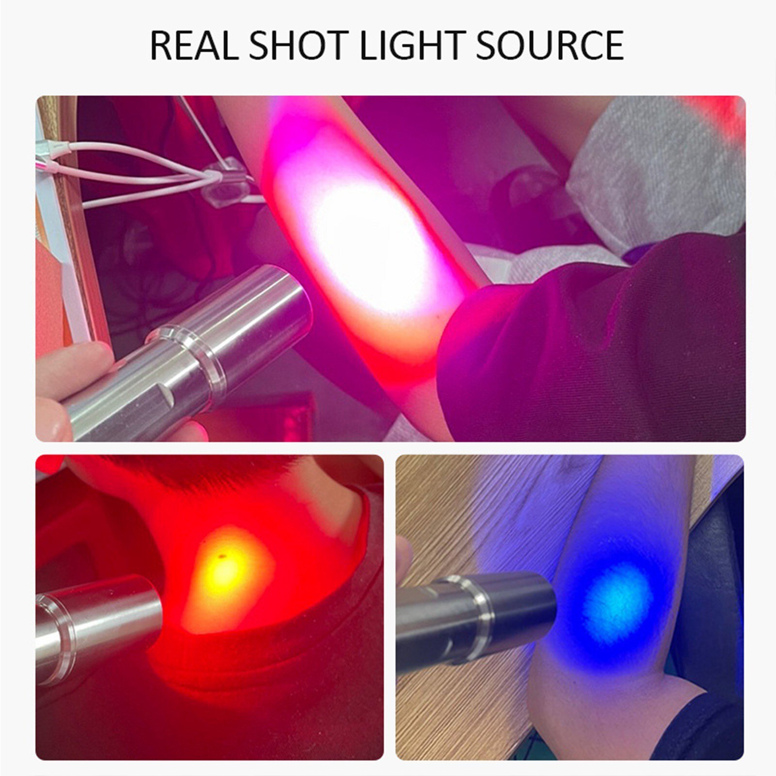 3800mAh Red LED Light Infrared Therapy Flashlight Physiotherapy Pain ...