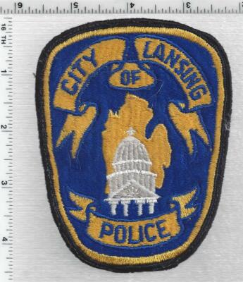 Lansing Police (Michigan) 2nd Issue Uniform Take-Off Shoulder Patch | eBay