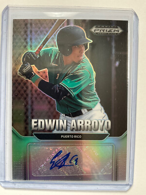 Edwin Arroyo 2022 Panini Prizm Draft Picks Prospect Rookie Auto | eBay