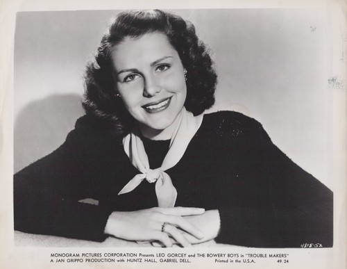 Helen Parrish in Trouble Makers (1949) Original Vintage Hollywood Photo ...