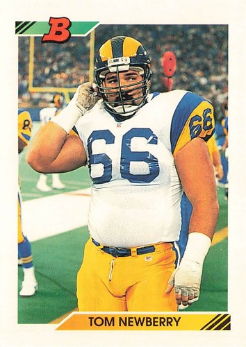 1992 Bowman #55 Tom Newberry Los Angeles Rams | eBay