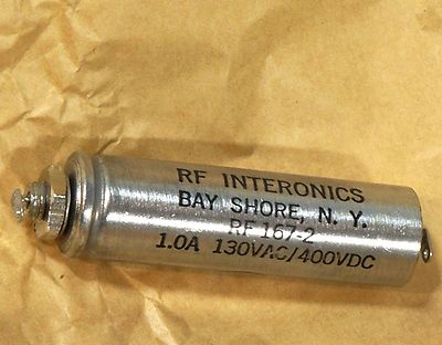 RFI RF167-2 Radio Frequency Interference Filter power line 60hz 1A ...