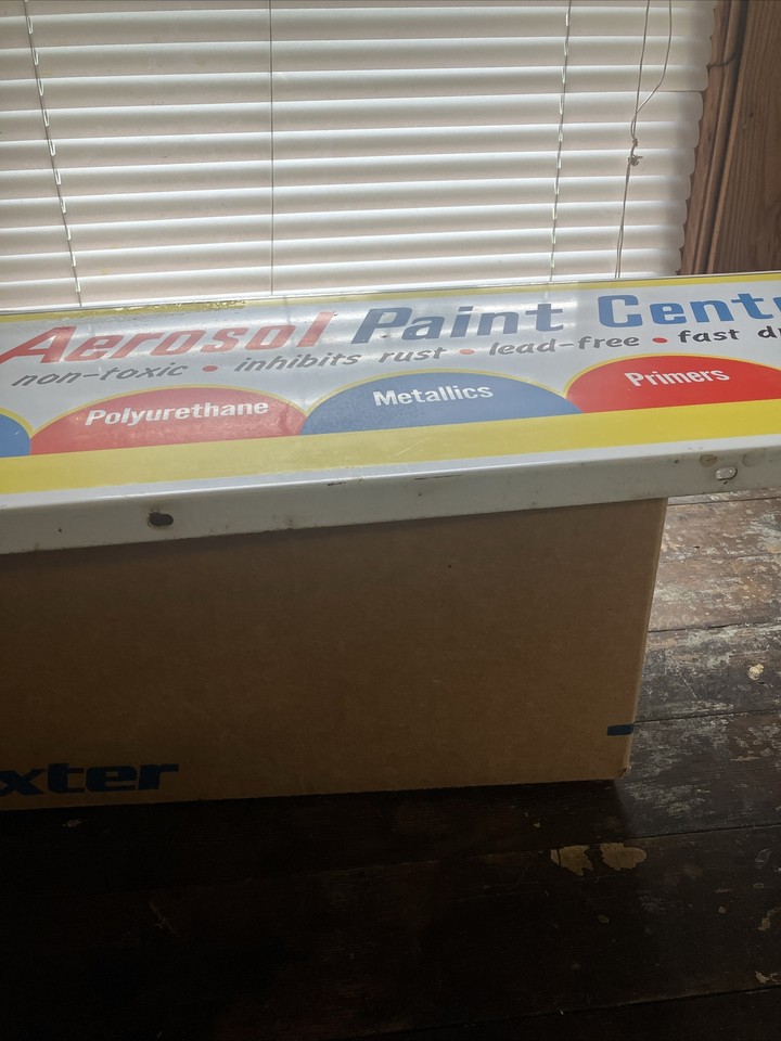 Vintage Spray Paint Metal Sign. Colorful. Tru-Test Aerosol. Store ...