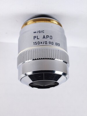 Leica PL APO 150x /.90 BD Dry M32 Infinity Microscope Objective | eBay