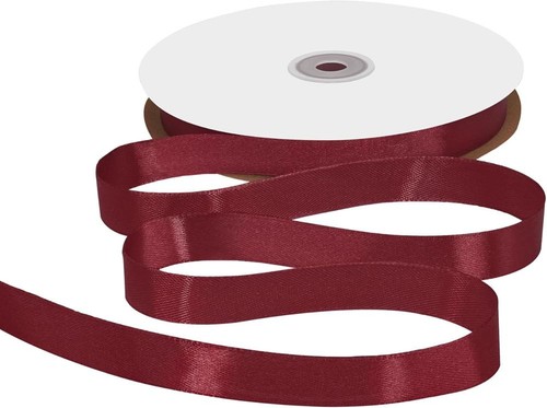 Burgundy Satin Ribbon 3/8 inch X 200 Yards Fabric Large Ribbons for ...
